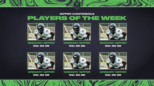 Create Player of the Week Graphics | Gipper