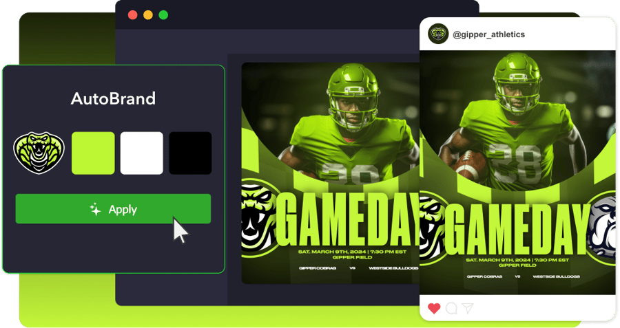 Gipper | Create Sports Graphics in Seconds