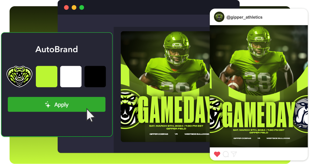 Gipper | Create Sports Graphics in Seconds