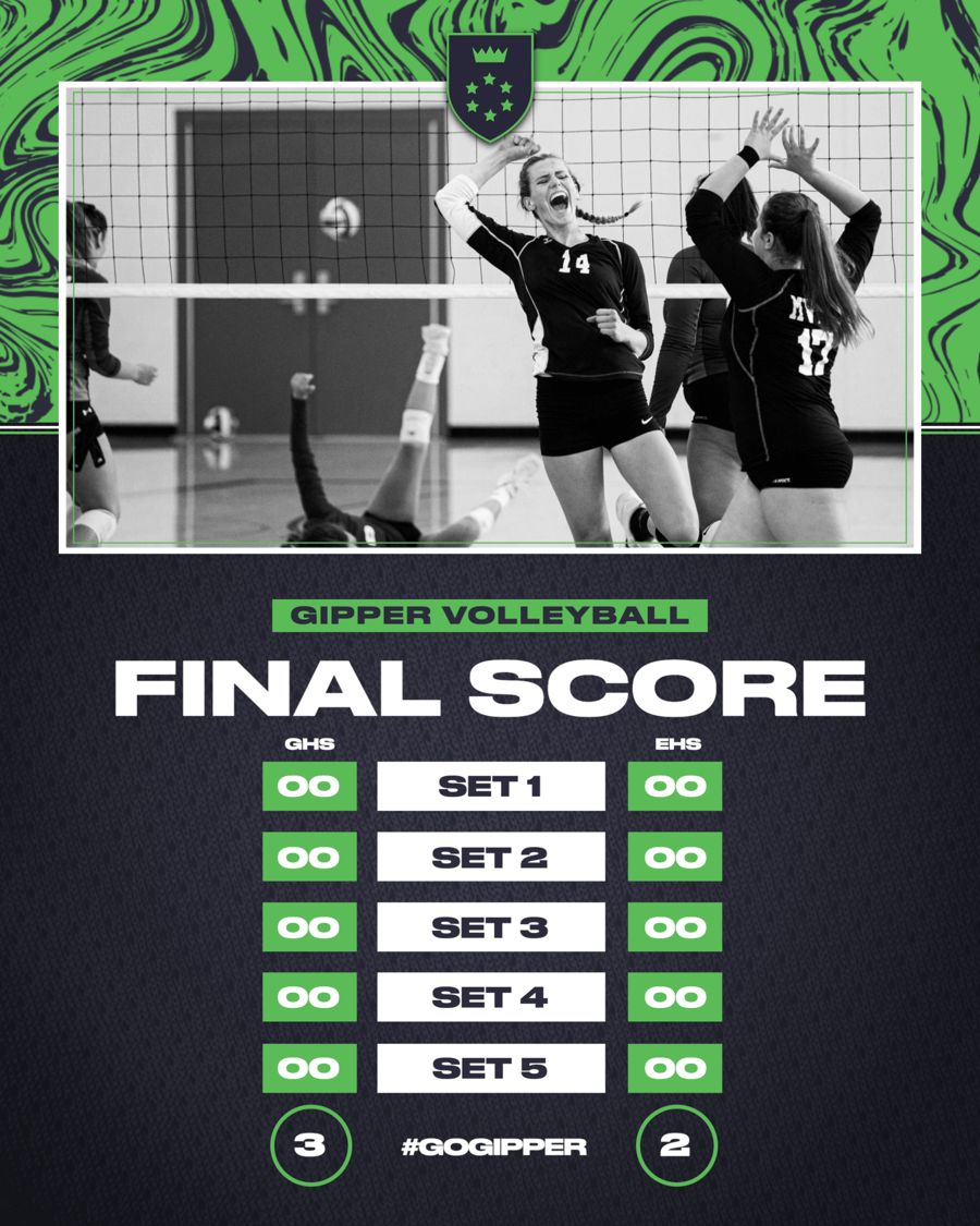 New Sports Graphics Templates for Volleyball