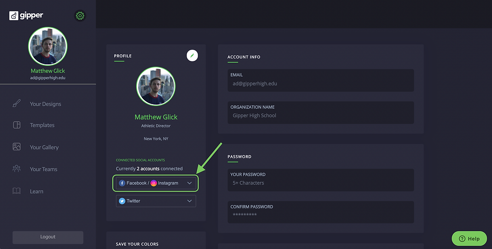 How To: Connecting your Instagram Account to Gipper