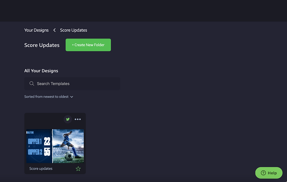 Organizing Saved Templates on Gipper