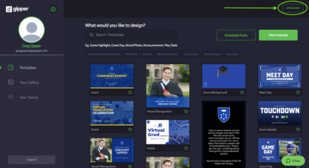 How to: Create a free Gipper account (and upgrading)