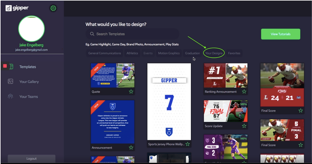 How to: Create a Saved Design