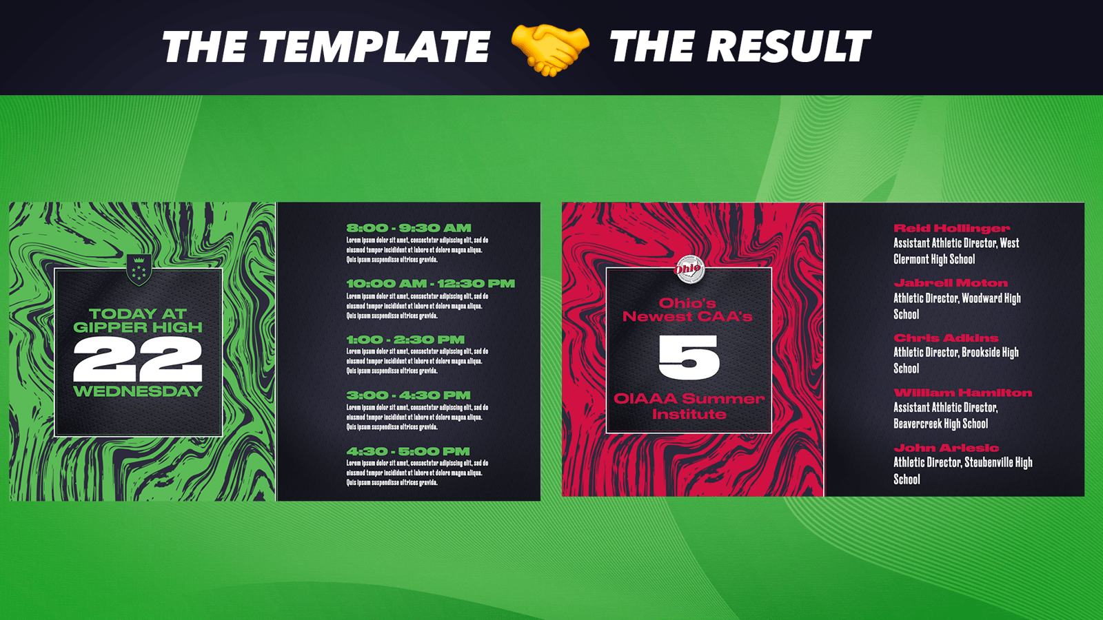 4 Gipper Graphics We Loved This Week: An Alumni Game Announcement ...