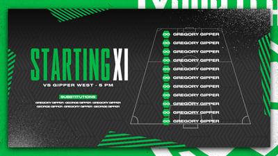 Create Starting Lineup Graphics | Gipper