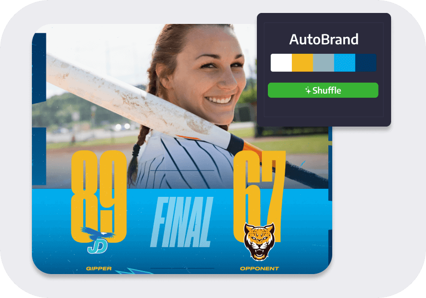 K12 Sports Graphics | Templates for High School Sports | Gipper