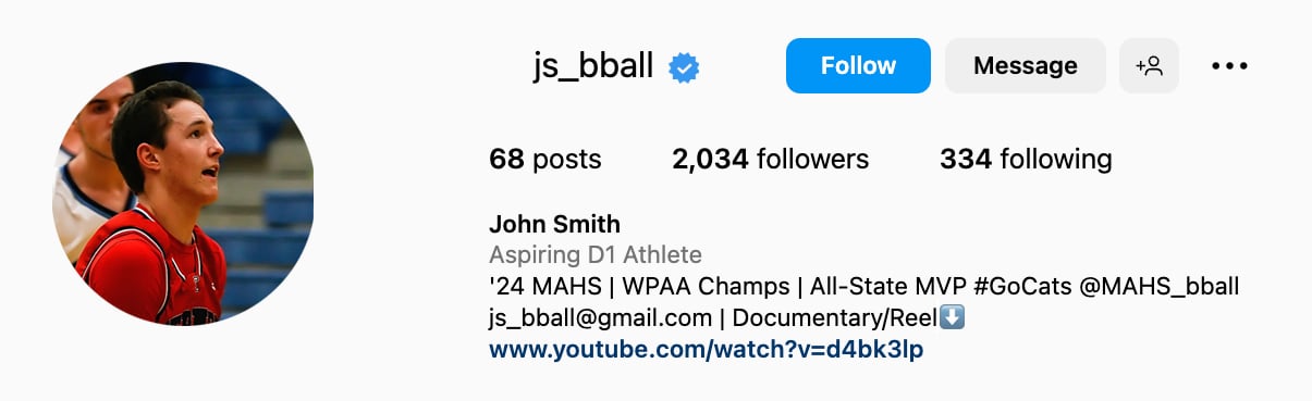 5 Musts of Crafting Effective Instagram Bios for Athletes