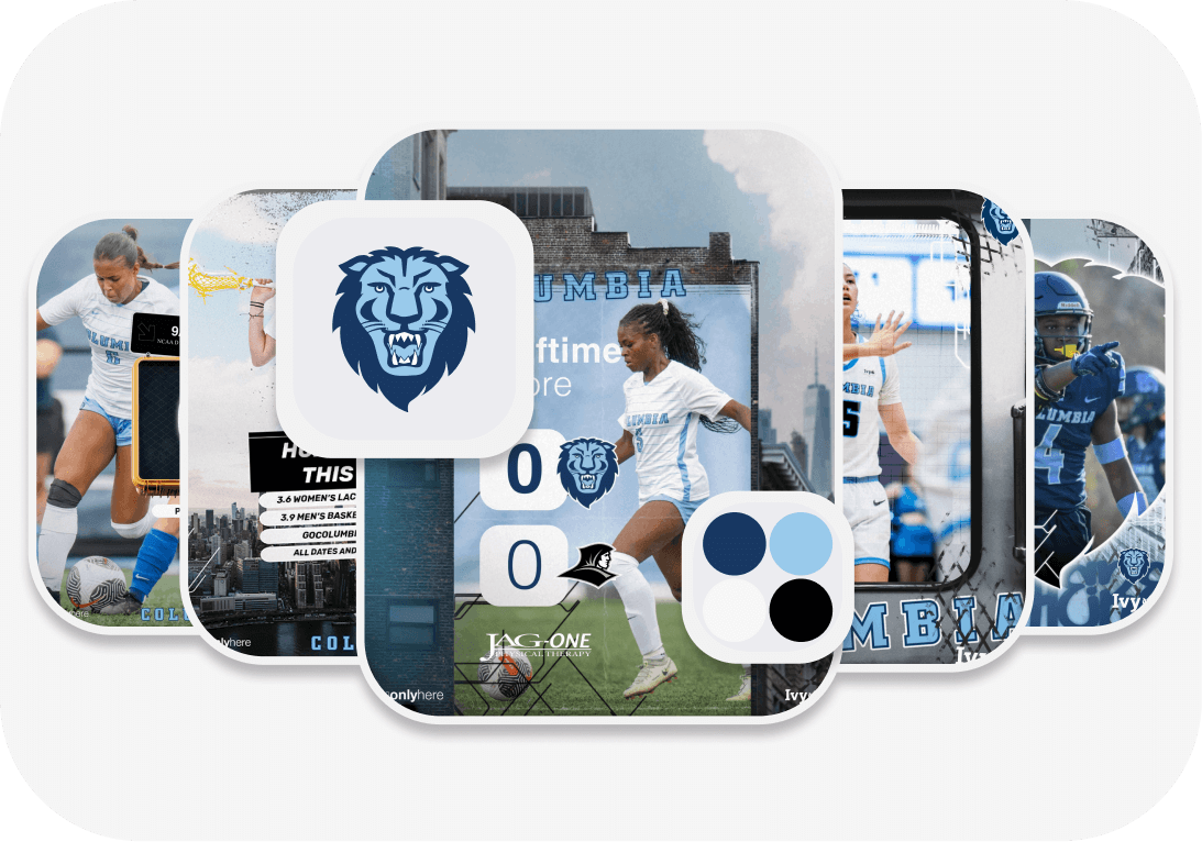 Collegiate Sports Graphics | Templates for College Athletics | Gipper