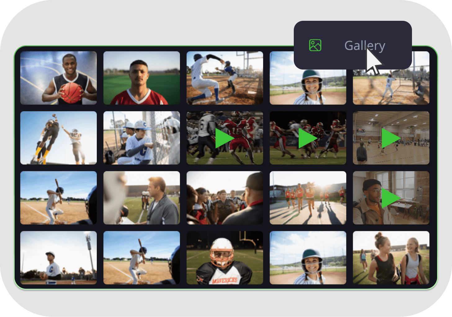 Collegiate Sports Graphics | Templates for College Athletics | Gipper