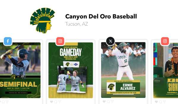 Customer Example | K12 Athletics | Baseball | Canyon Del Oro High School