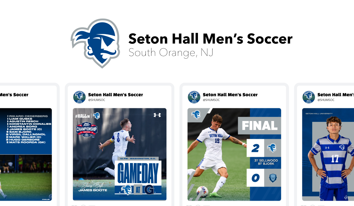 Customer Example | Collegiate Athletics | Soccer | Seton Hall University