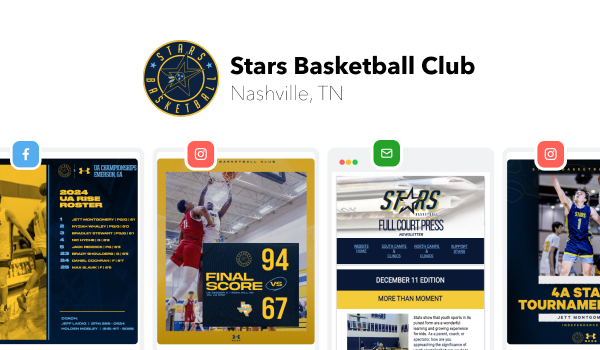Customer Example | Youth Sports | Stars Basketball Club