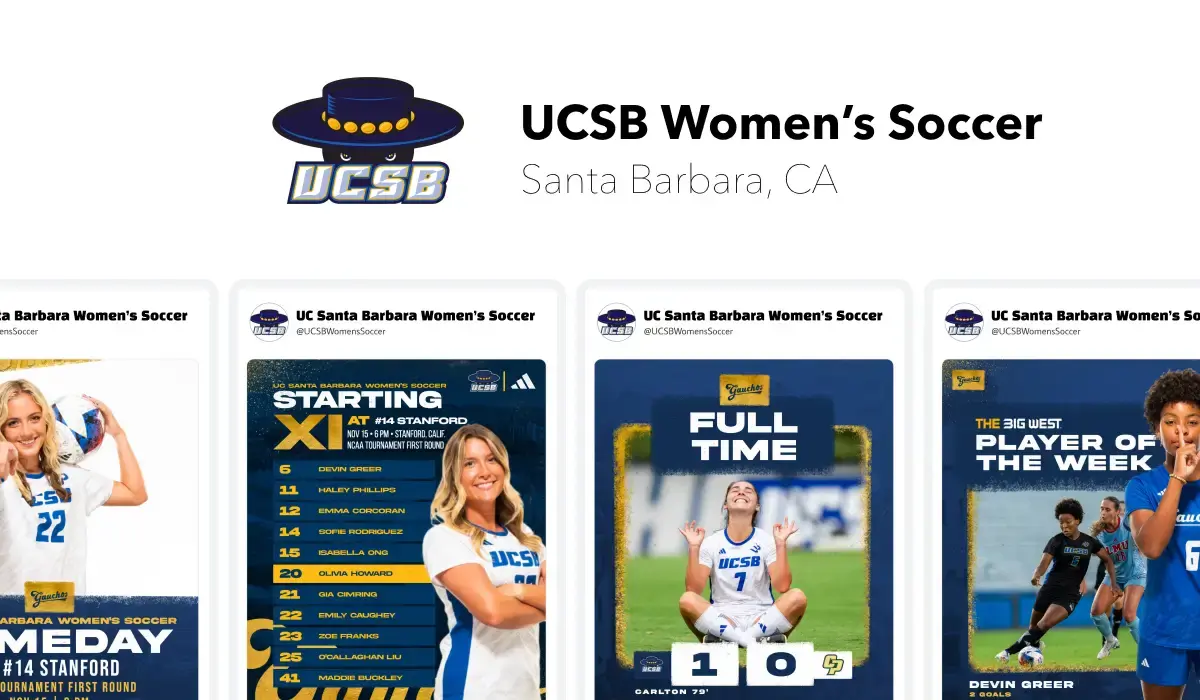 Customer Example | Collegiate Athletics | Soccer | UCSB