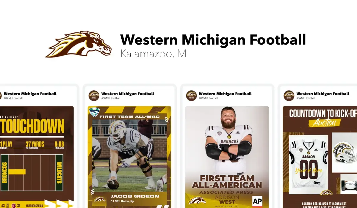 Customer Example | Collegiate Athletics | Football | Western Michigan ...